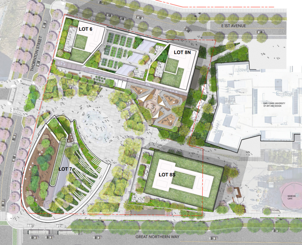 Great Northern Way — Emily Carr Station — South Flats